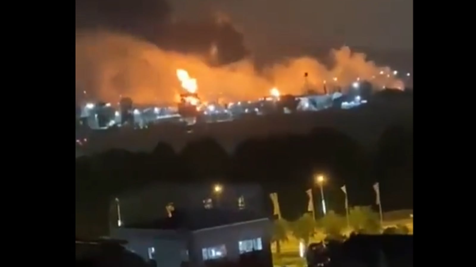 Ukraine’s drone attack sparks fire at oil depot in Russia’s Sochi ...