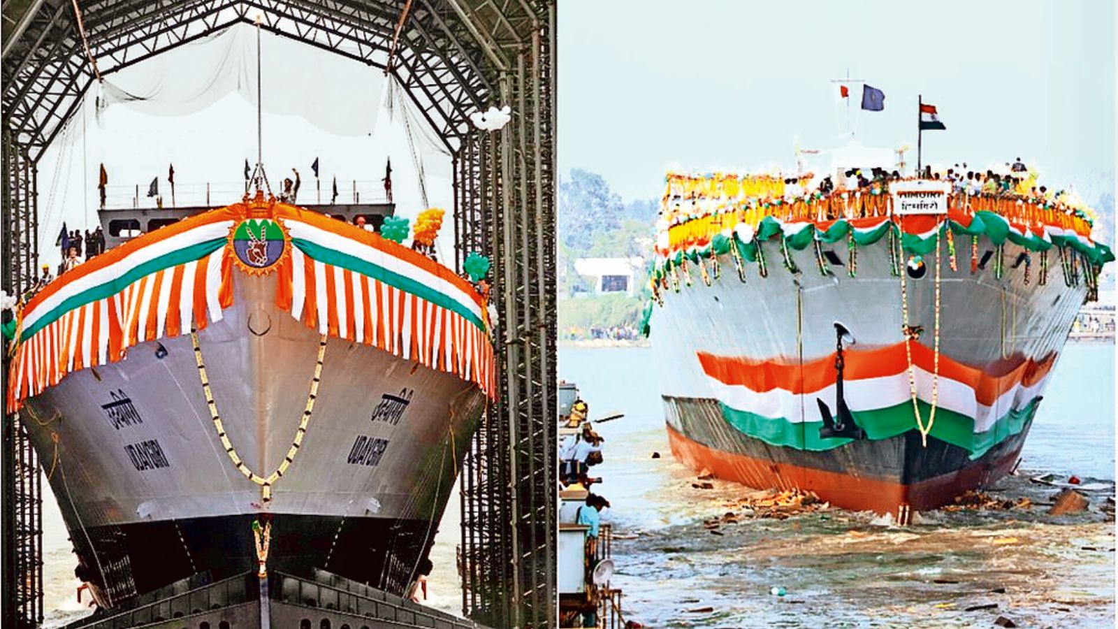 Stealth guided-missile frigates Udaygiri, Himgiri set to be ...