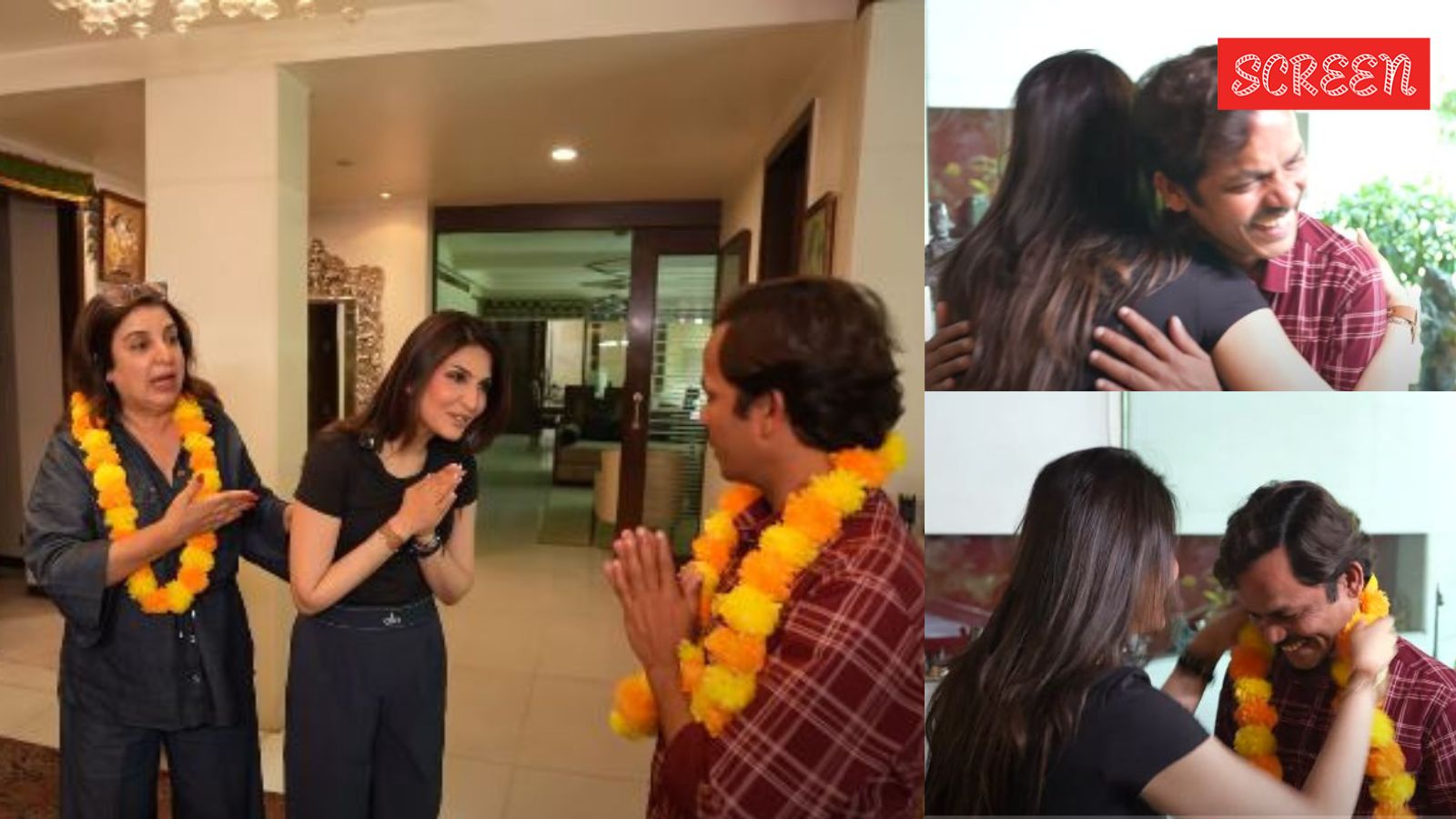 Riddhima Kapoor hugs Farah Khan’s cook Dilip, garlands him; Farah says ...