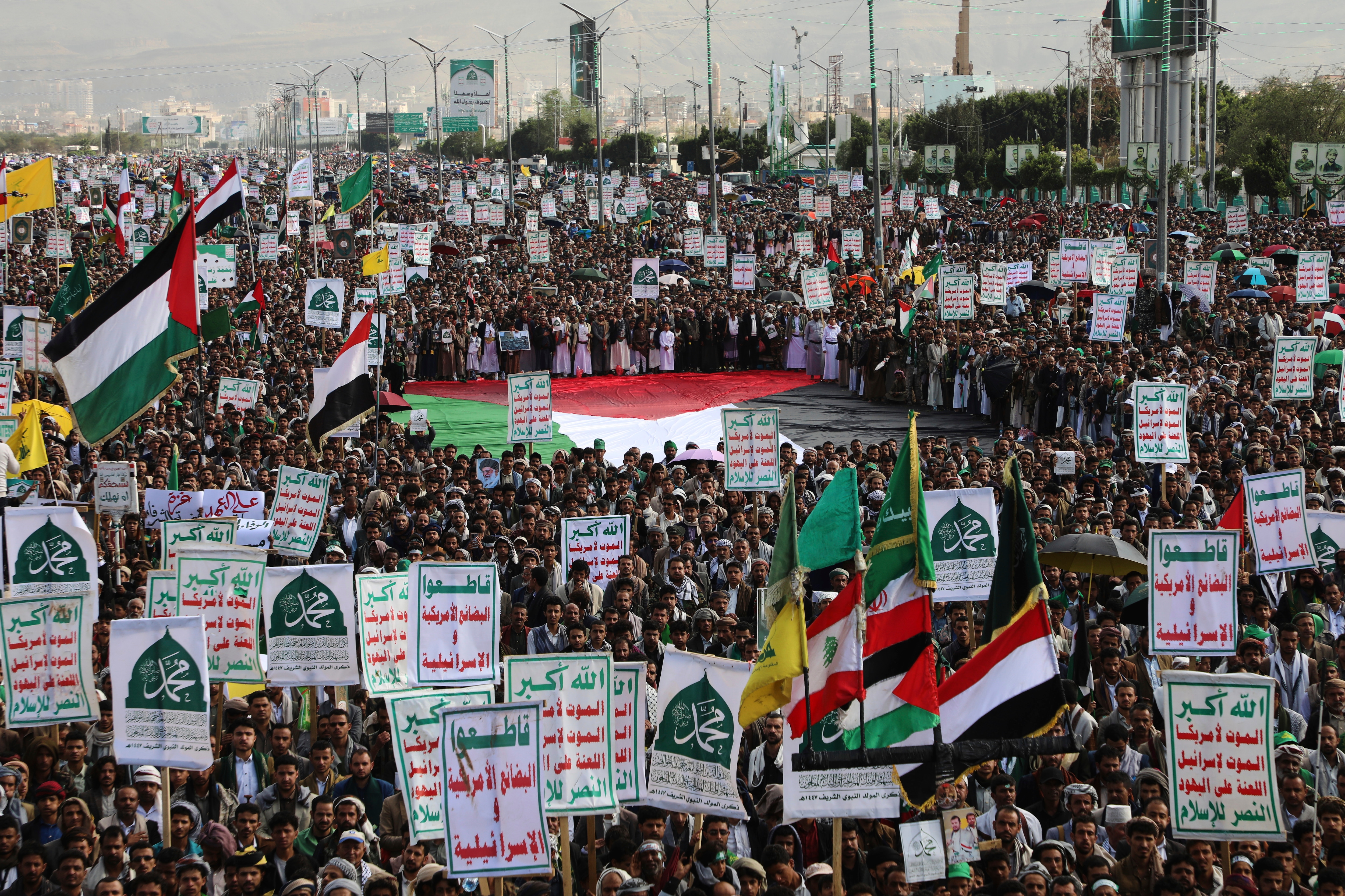 Israel strikes Yemen’s Sanaa, Houthi-run Al Masirah TV says | World ...