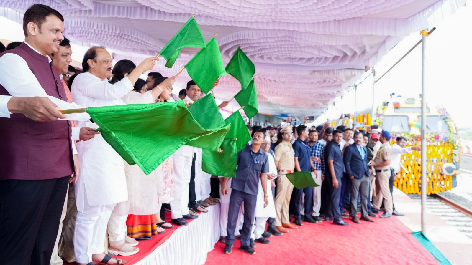 Forty-year dream comes true: Beed to Ahilyanagar train flagged off ...