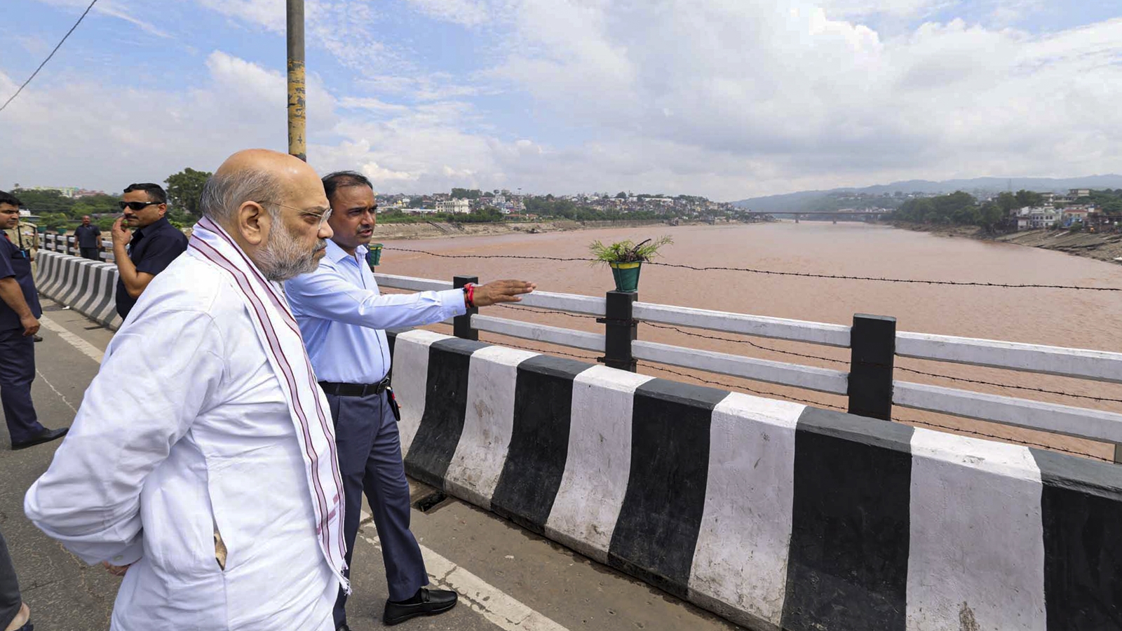 In Jammu to assess flood damage, Amit Shah makes it clear: Improving ...