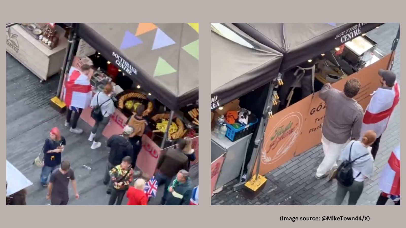 Anti-immigration protester in London buys onion bhaji mid-march, viral ...