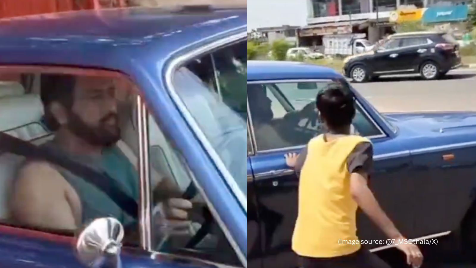 Watch: M S Dhoni spotted in his vintage Rolls-Royce on Ranchi streets ...