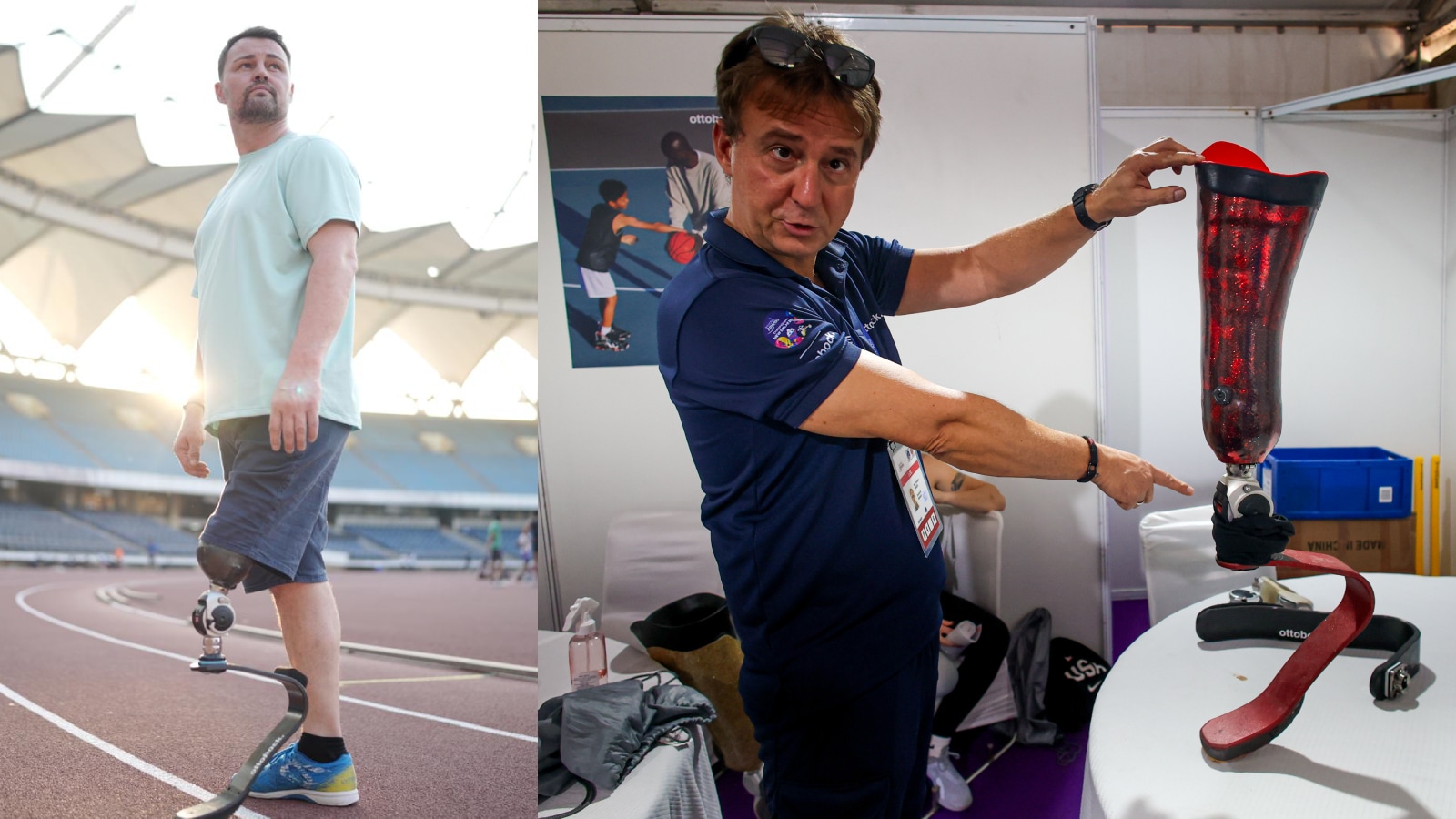 Former Paralympic champion breaks down the use of prosthetic blades in ...