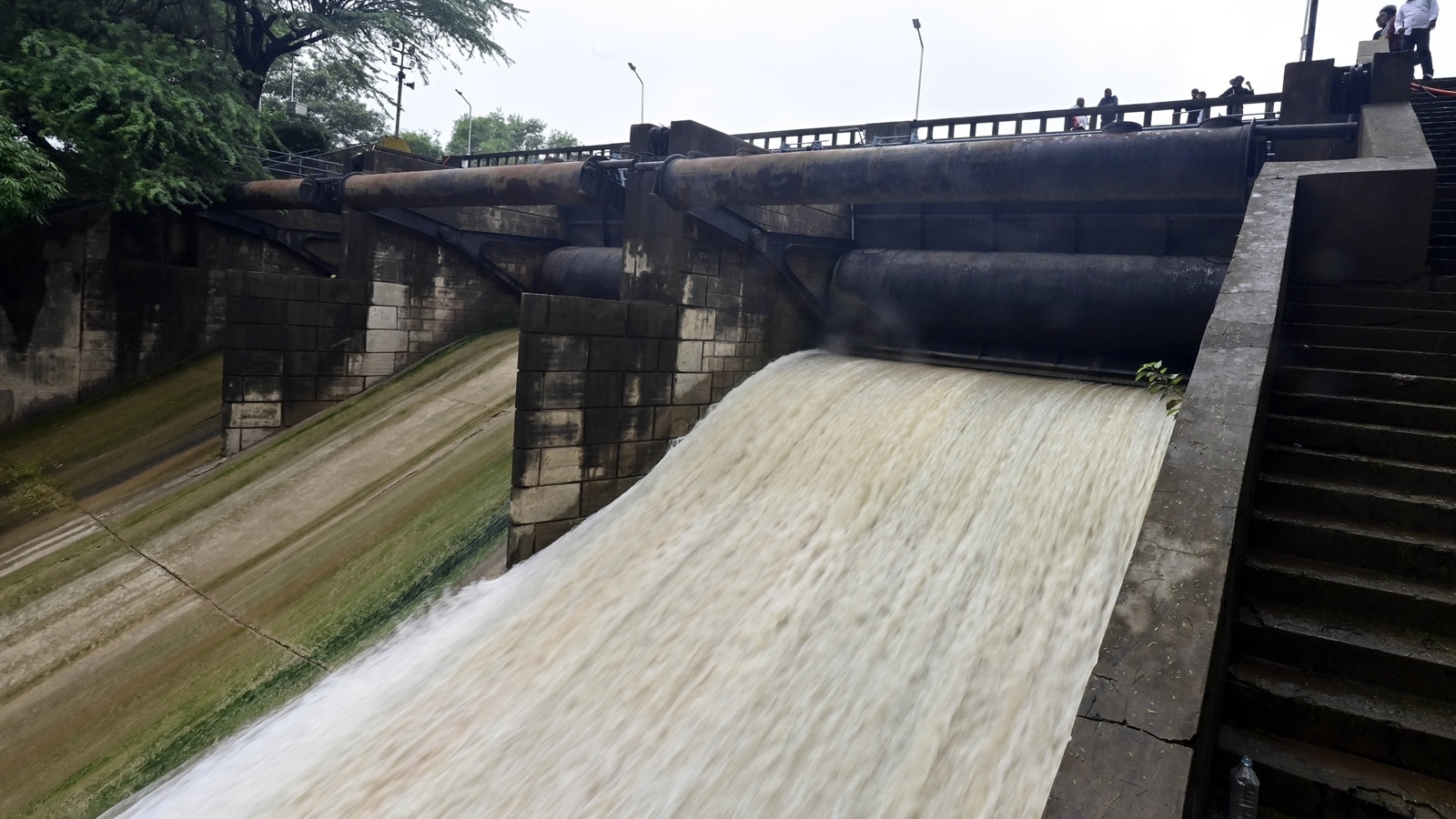 A first: Sukhna floodgate opened again — for 10th time this monsoon ...