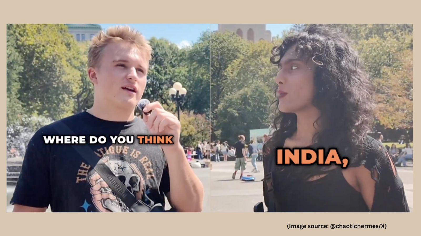 US influencer asks Mumbai transwoman if Indians ‘shi* on the streets ...