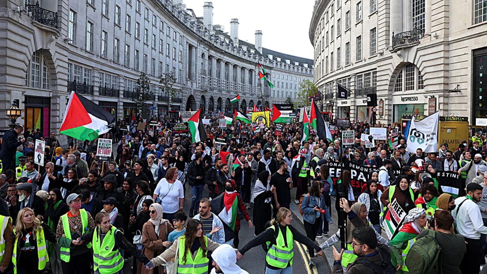 UK police arrest around 300 at latest protest for banned Palestine ...