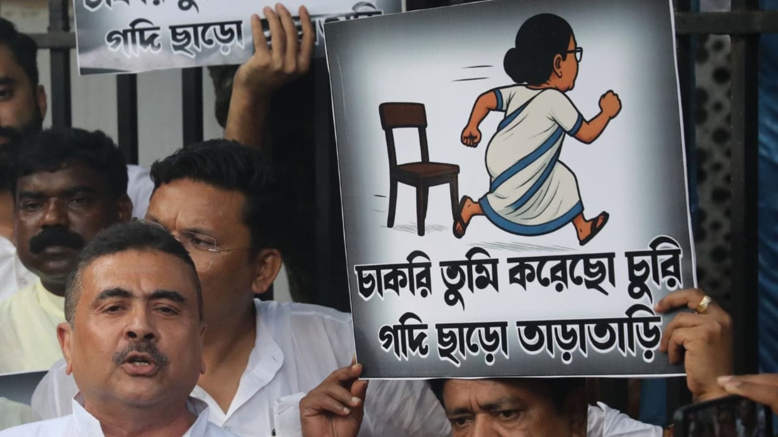 Chaos in Bengal House again: 5 BJP MLAs suspended, 2 fall ill | Kolkata News - The Indian Express