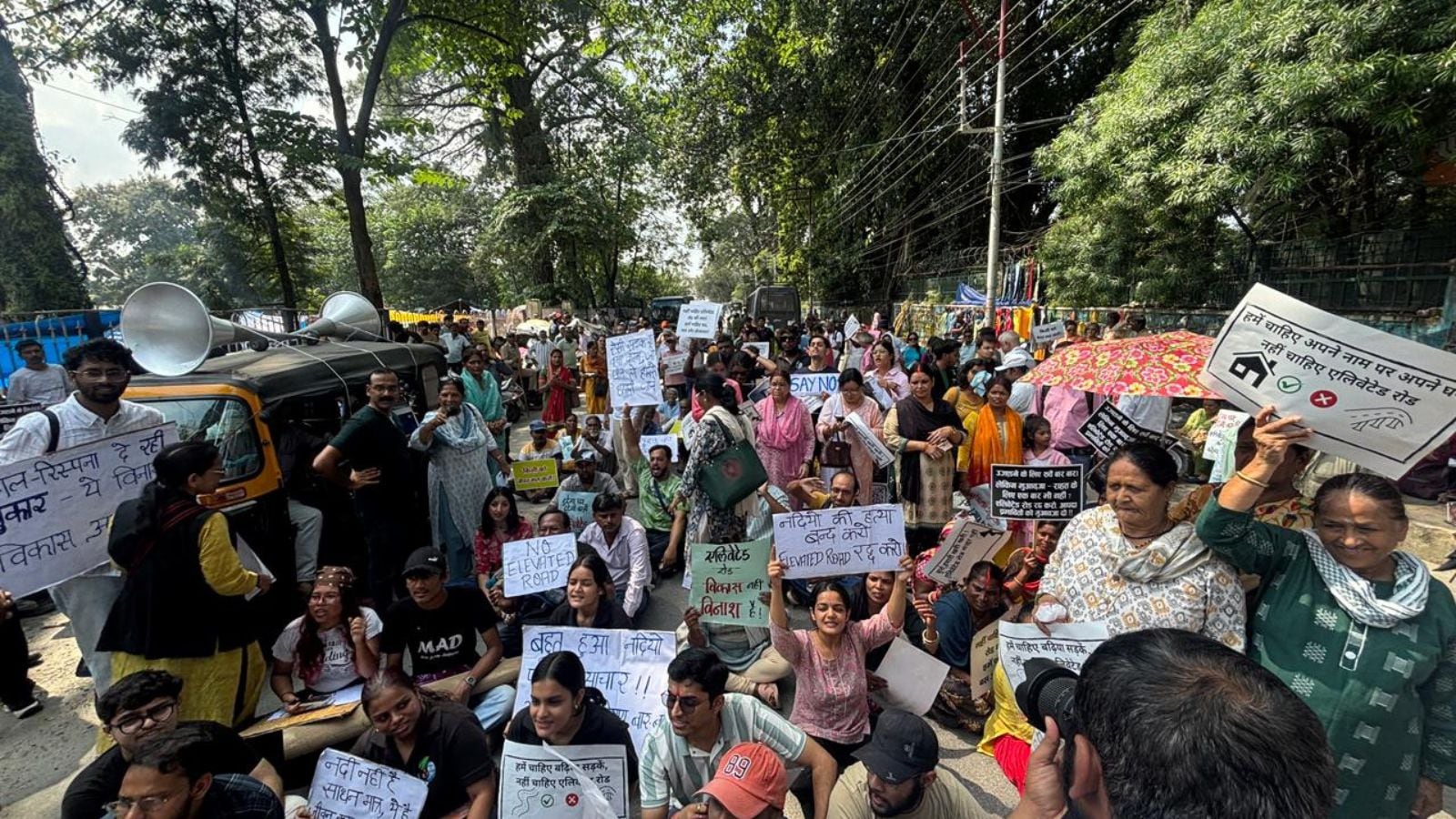 Protests in Dehradun as elevated corridor project raises more concerns ...