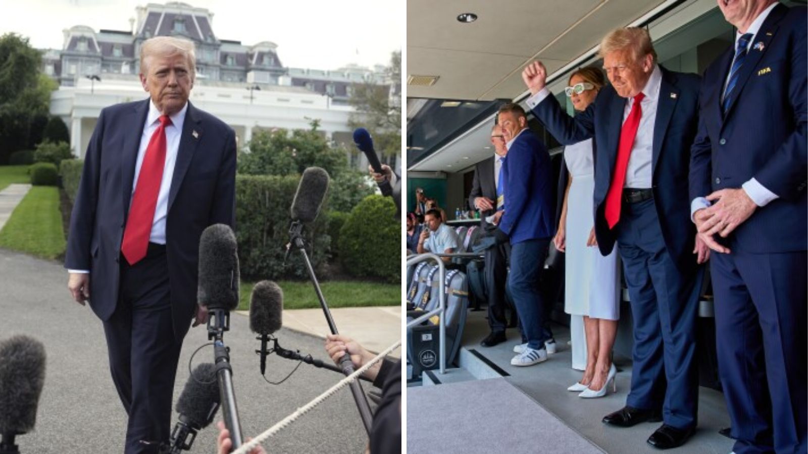 US President Donald Trump attends Yankees game, draws mixed reaction on ...