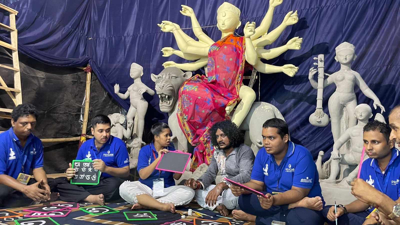 ‘Even we can’: Children with Down syndrome design theme, decorate Durga ...