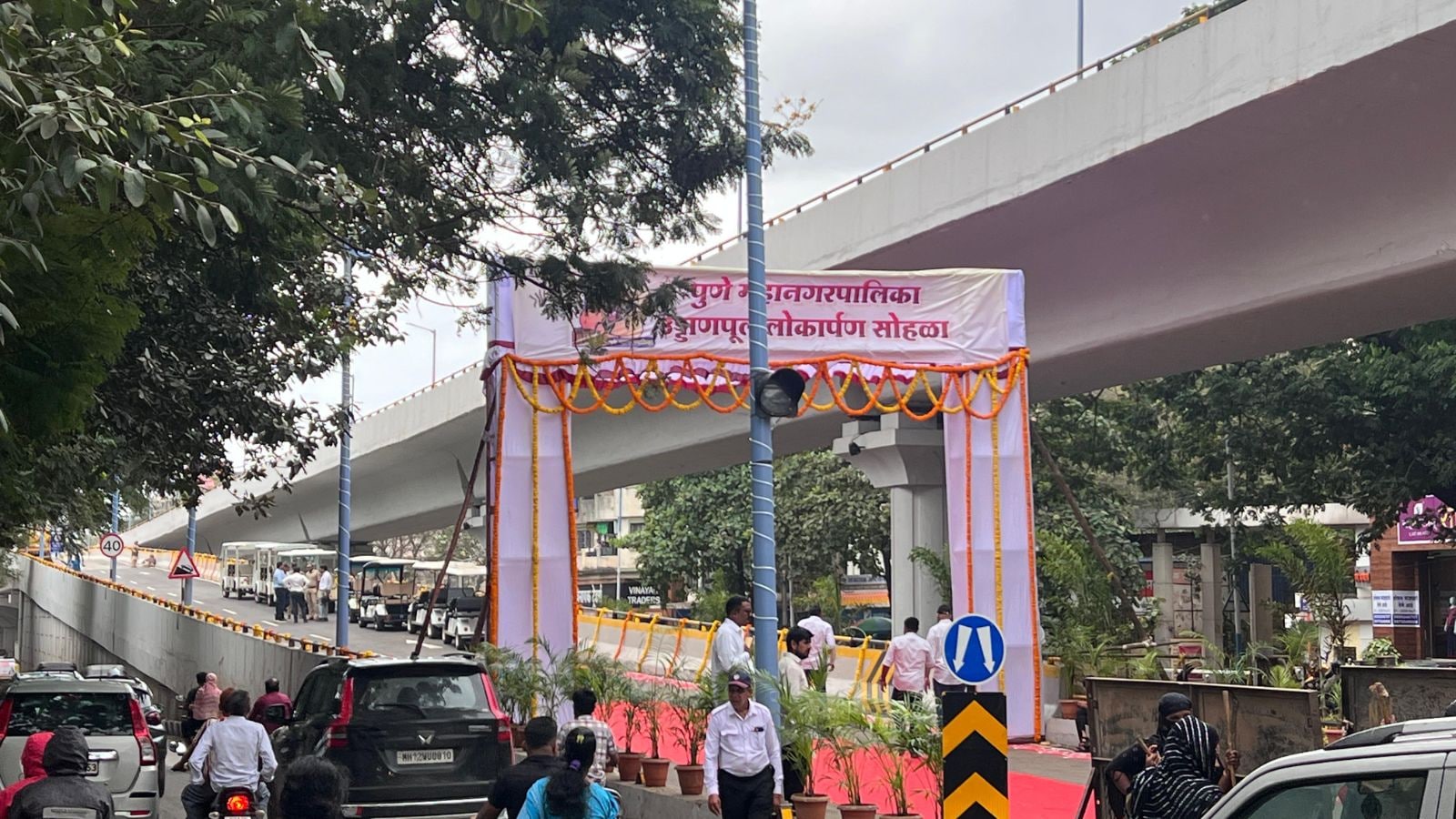 Fadanavis inaugurates city’s longest flyover, first cable-stayed bridge ...