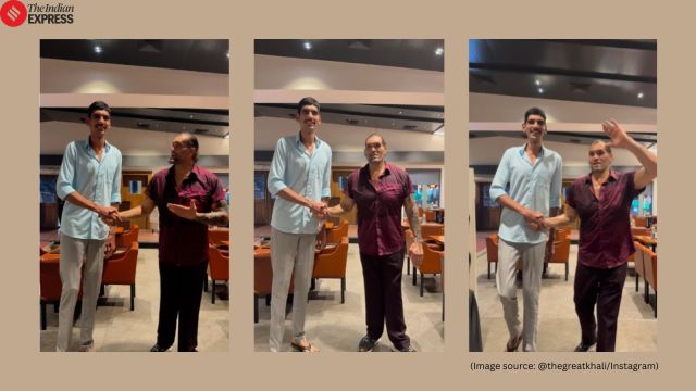 ‘Great Khali meets Greater Khali’: Indian former WWE wrestler stunned ...