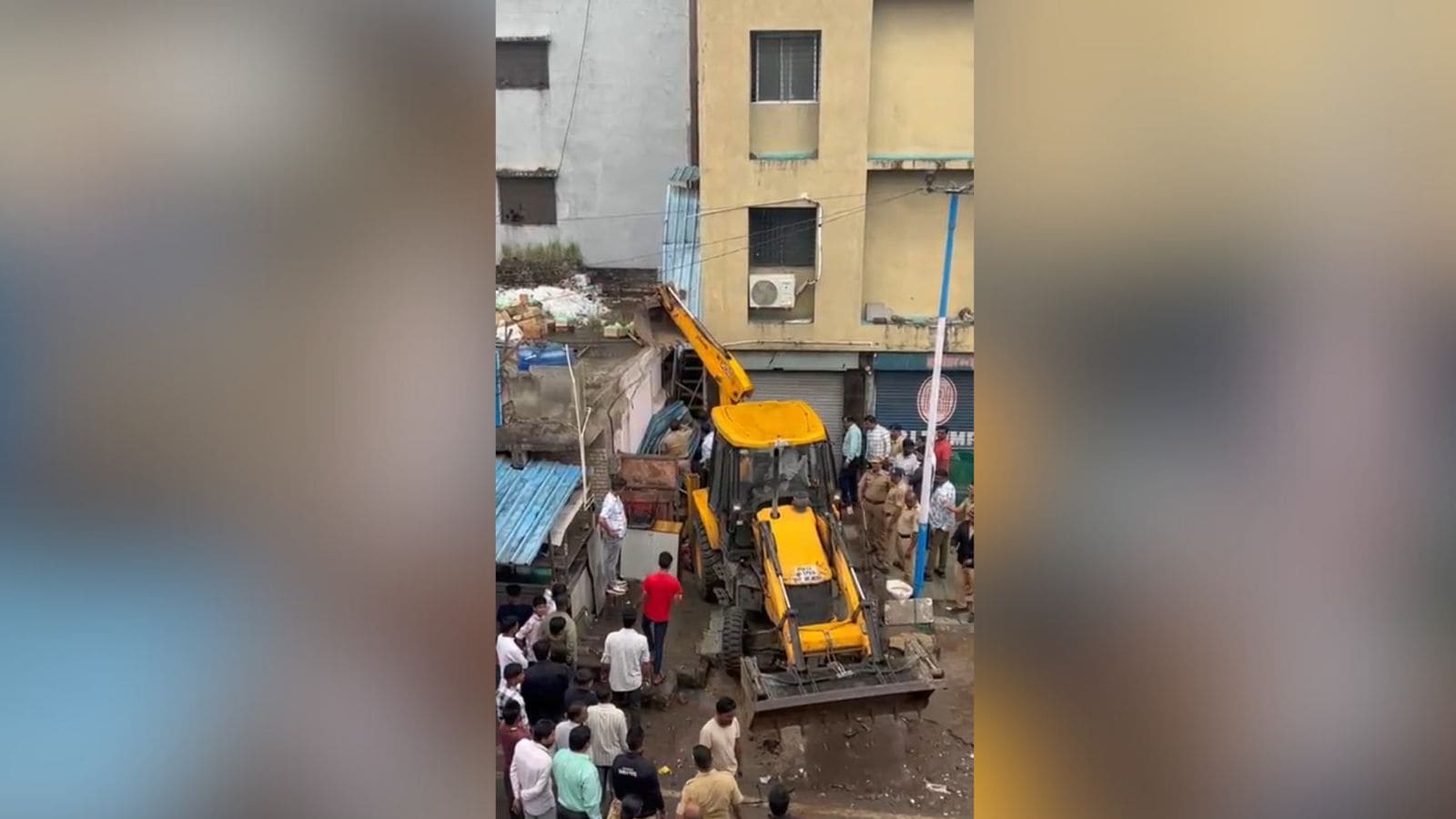 Pune gangster Tipu Pathan’s illegal structures razed using bulldozer