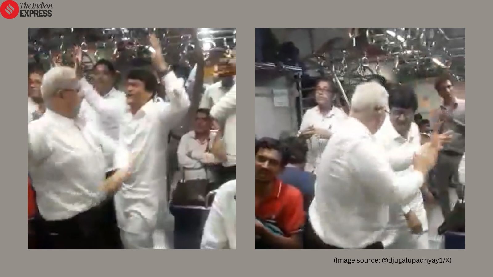 Navratri fever hits Mumbai local train as commuters break into garba ...