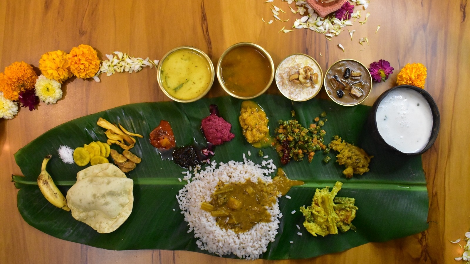 Onam sadya offers a communal dining experience; here are places in Pune ...