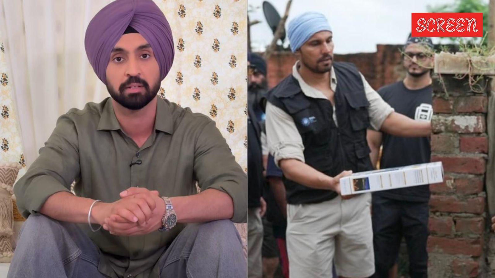 Amid Punjab floods, Randeep Hooda joins ground relief; Diljit Dosanjh ...