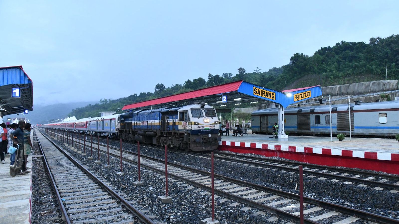 Mizoram's first Rajdhani Express train to commence inaugural run today ...