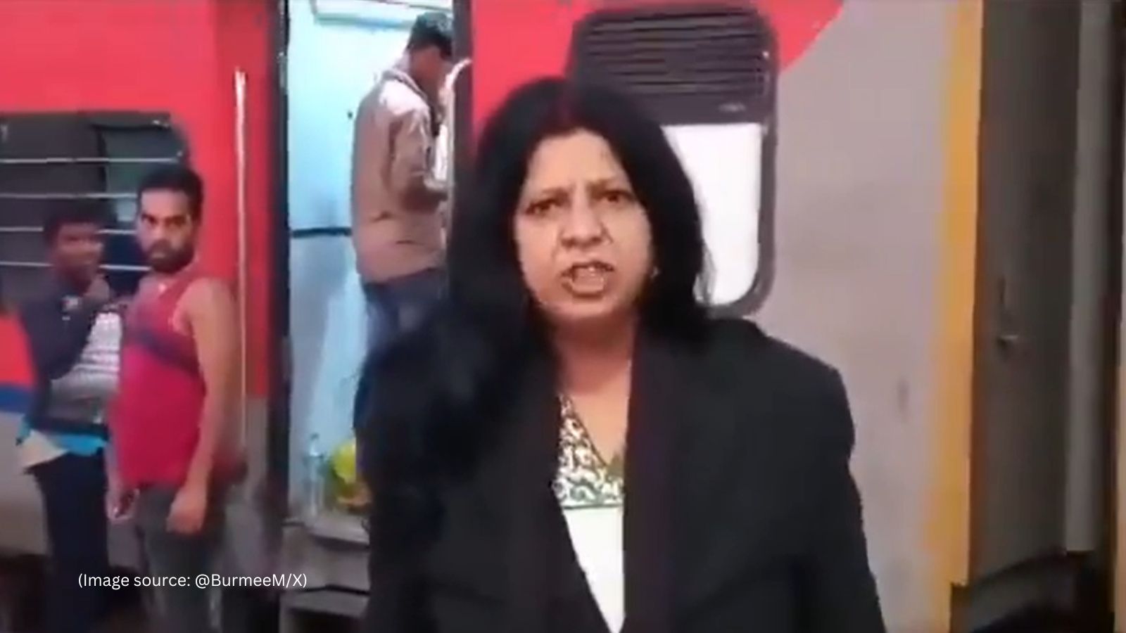 Woman caught travelling without ticket in 2AC train slaps TTE; video ...