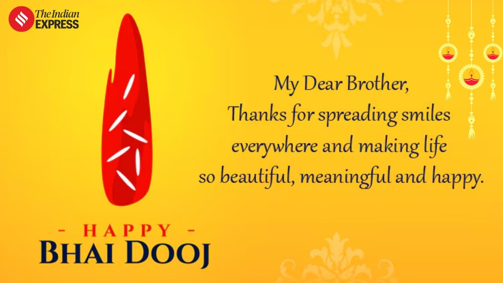 Happy Bhai Dooj 2025 Wishes Images, Quotes, Status, GIFs, Messages ...