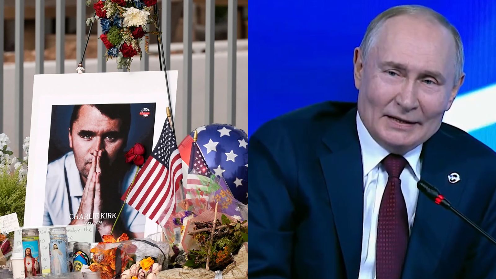 ‘Henious crime’: Putin slams Charlie Kirk assassination, says murder ...