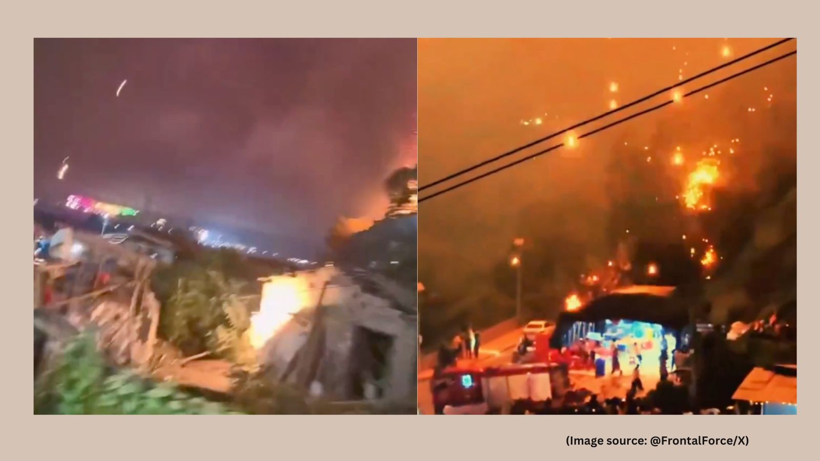 Spectators run for cover as drone fireworks show goes wrong in China ...