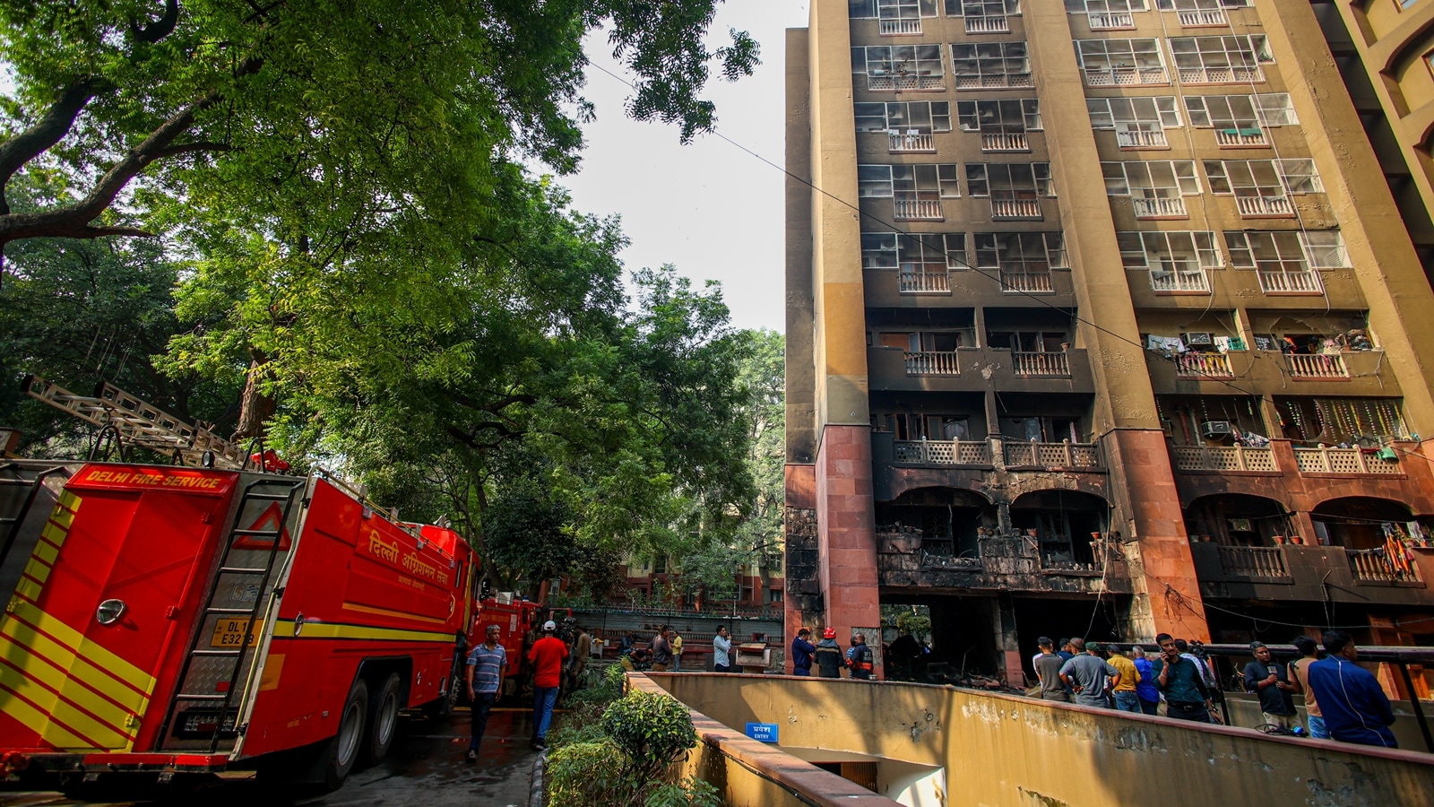 Fire breaks out at MP flats on Delhi’s BD Marg, fire tenders reach spot