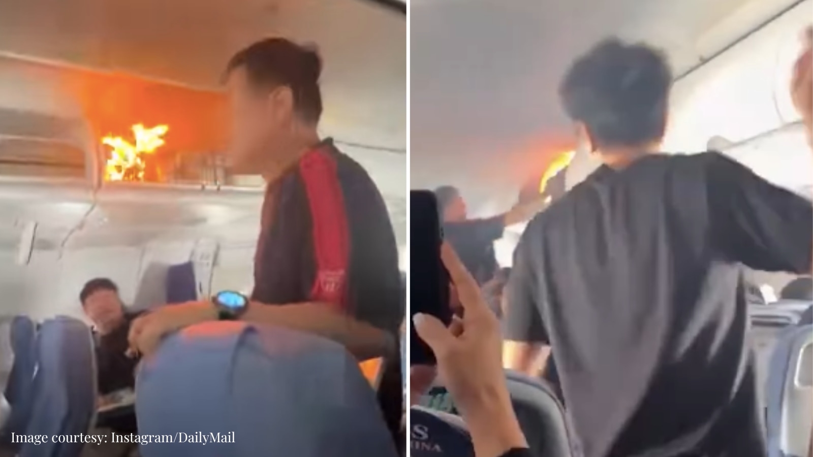 Viral video: Panic mid-air as Air China flight diverts after passenger ...