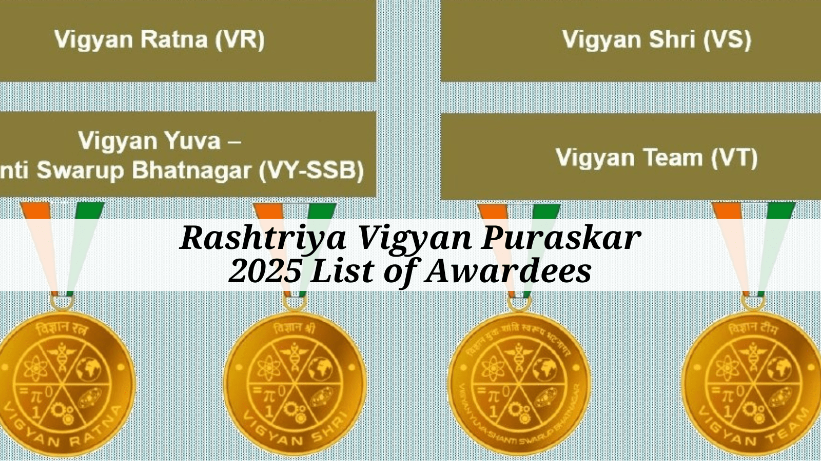 Rashtriya Vigyan Puraskar 2025 winner announced: Complete list of ...