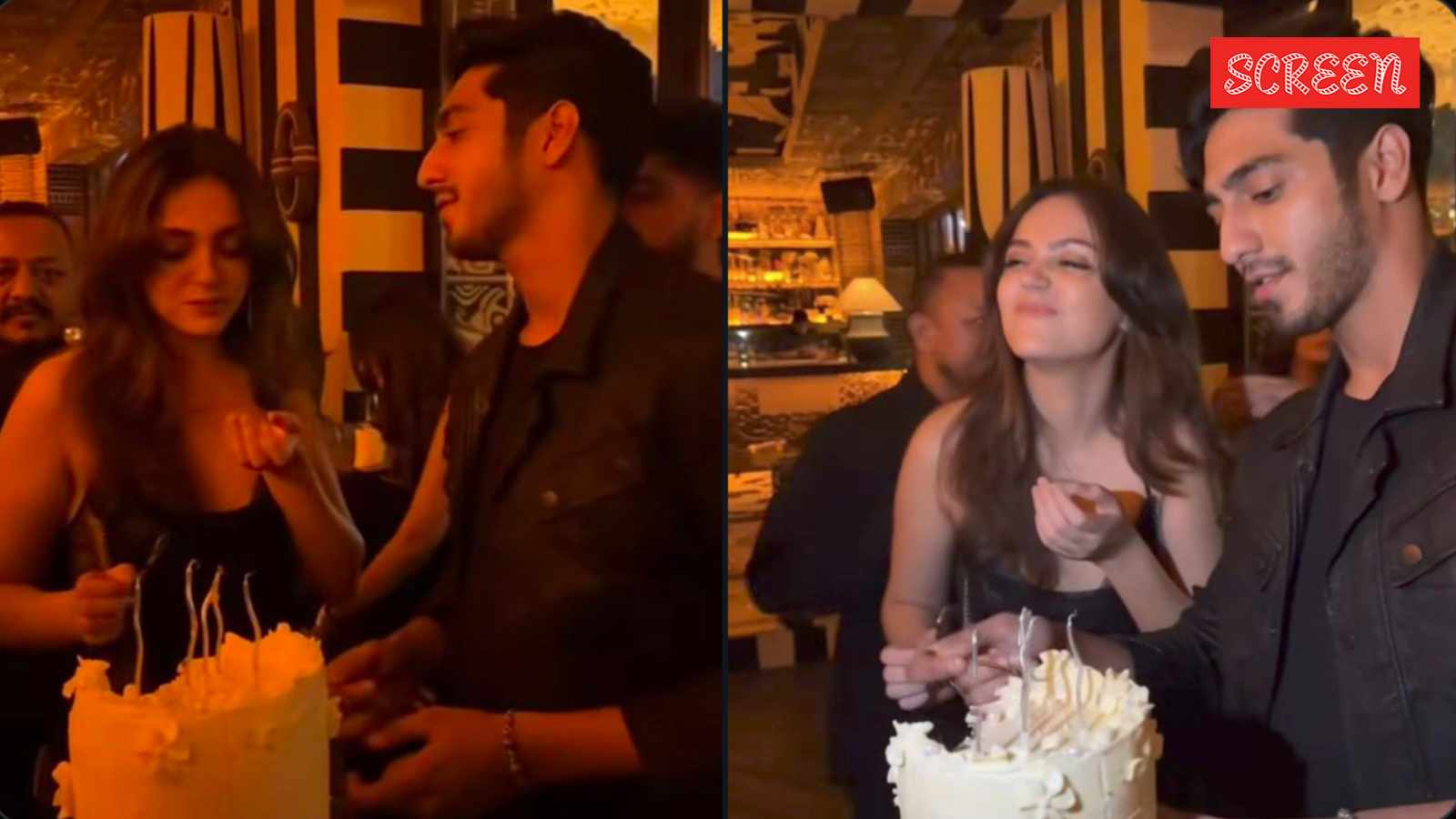 Ahaan Panday feeds cake to rumoured girlfriend Aneet Padda as she ...