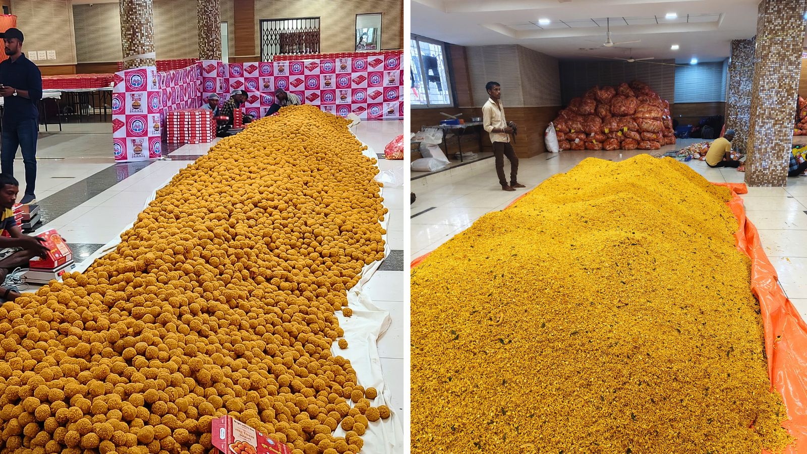 Ladu-Chivda sale, which has a place in the Guinness Book of Records ...