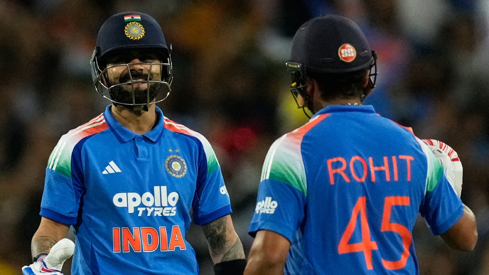 Record-breaking Rohit Sharma, Virat Kohli power India to nine-wicket ...