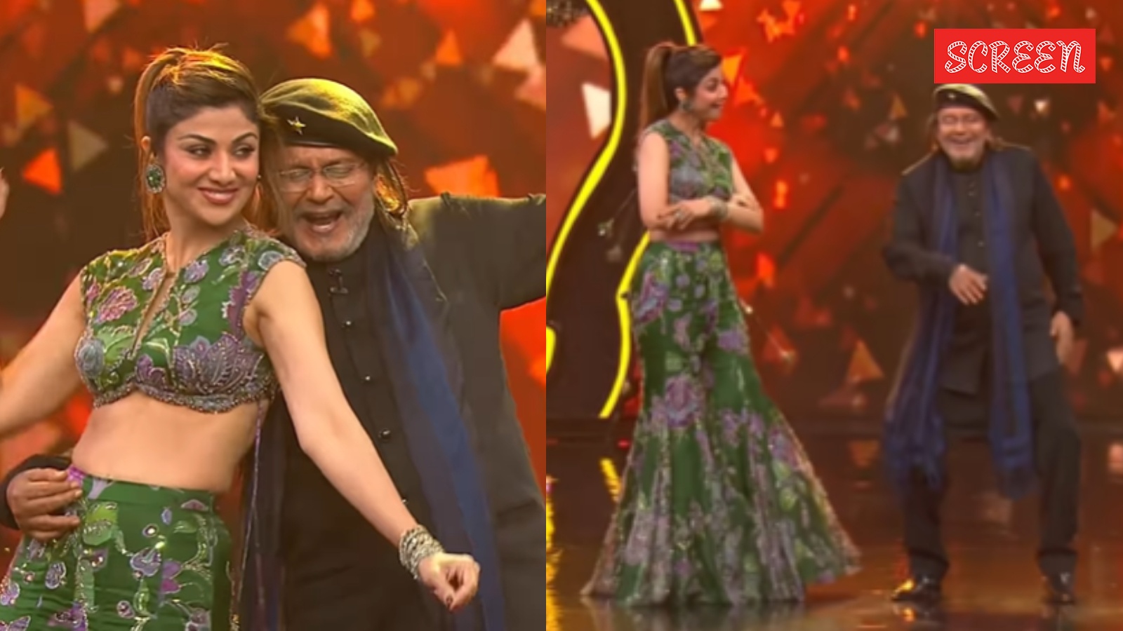 Mithun Chakraborty and Shilpa Shetty groove to iconic song on Super ...