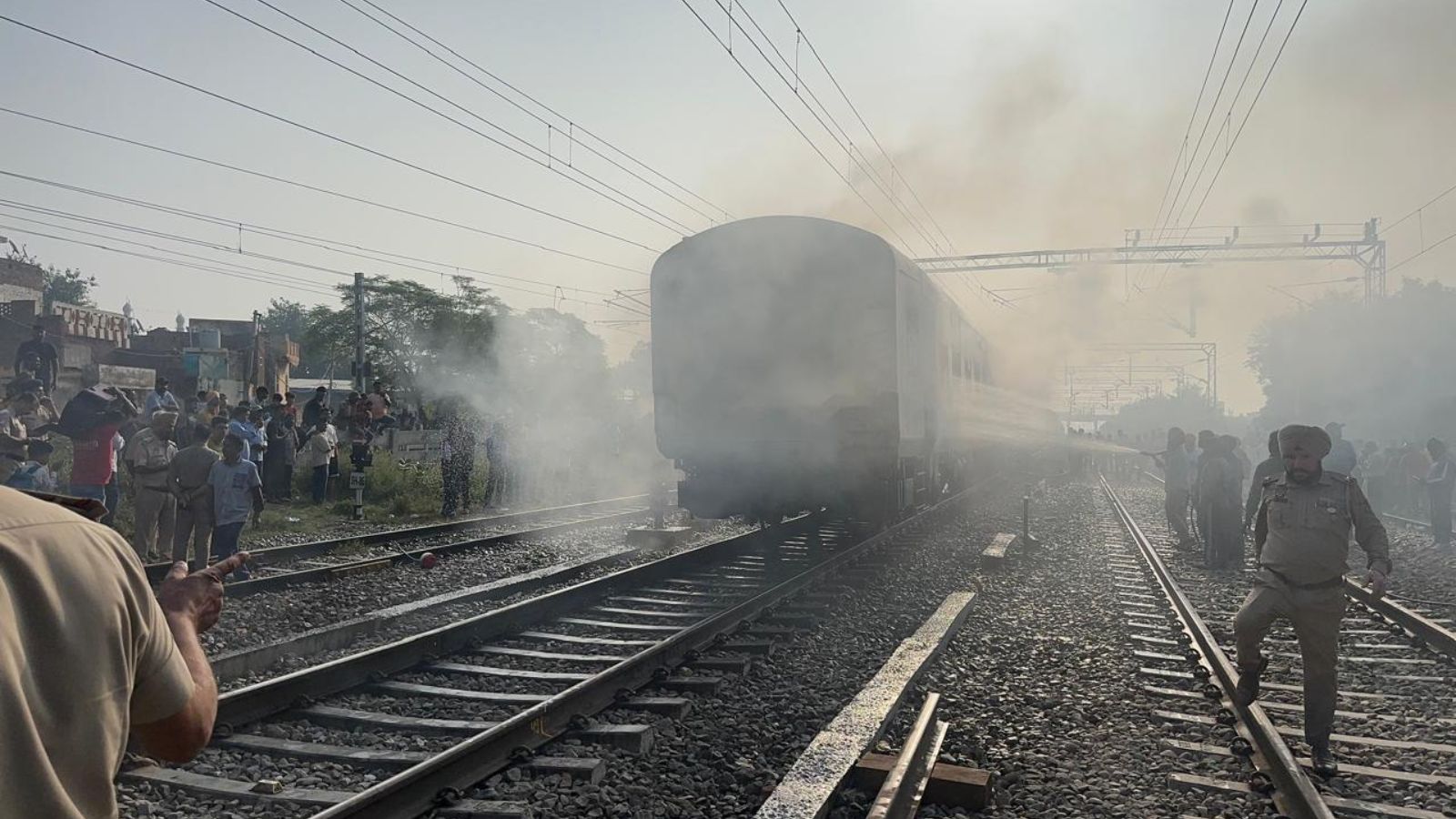 Six trains delayed after Amritsar–Saharsa Garib Rath Express catches fire