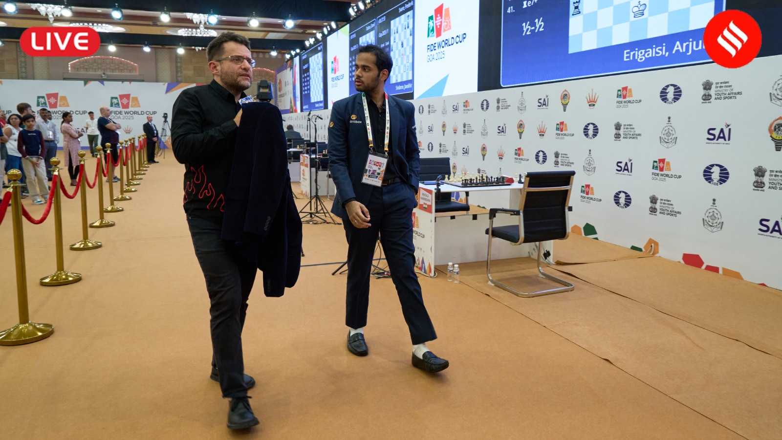 FIDE Chess World Cup 2025 Highlights, Round 5 Game 2: Arjun Erigaisi ...