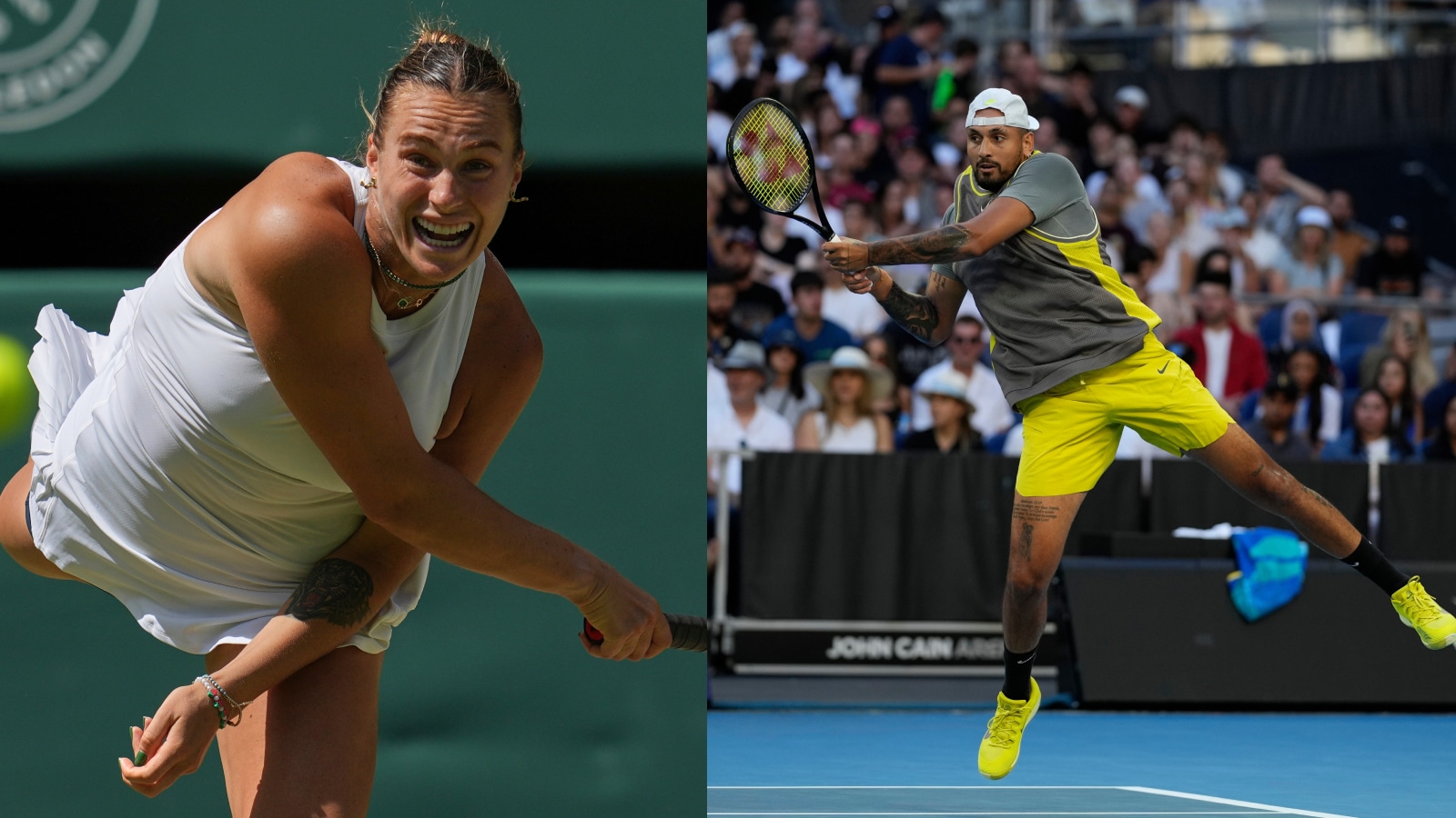 Aryna Sabalenka takes on Nick Kyrgios in Battle of the Sexes: Charting ...