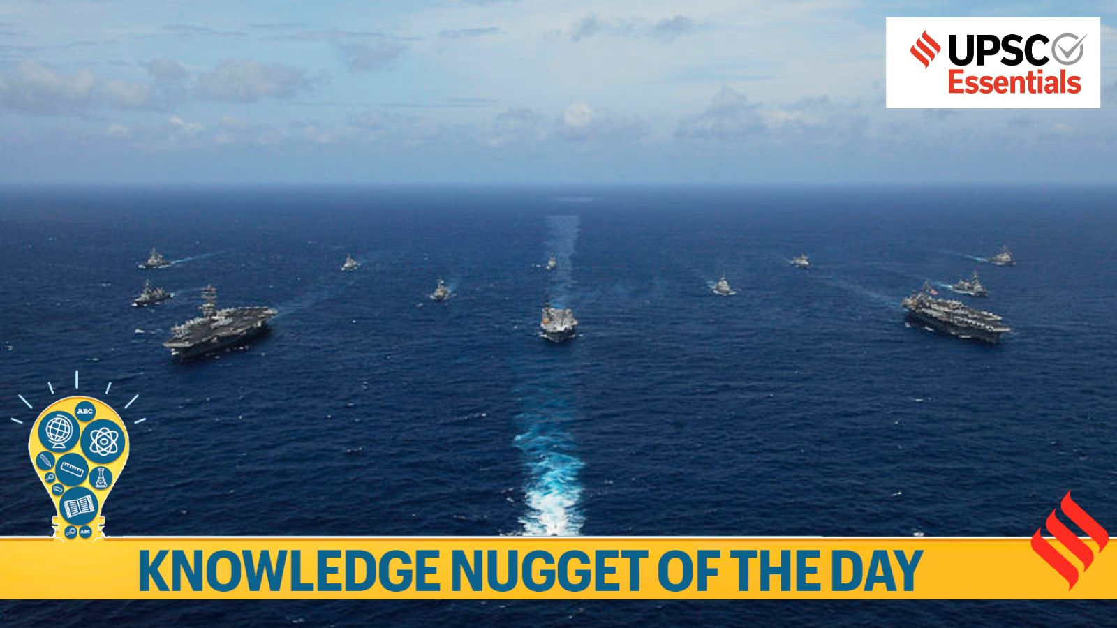 UPSC Knowledge Nugget | Malabar Naval Exercise and QUAD