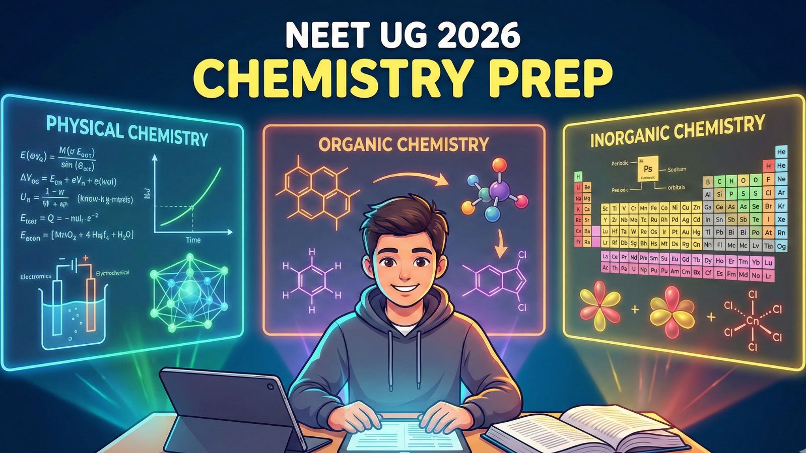 NEET UG 2026 Chemistry: Chapter wise strategy for physical, organic ...