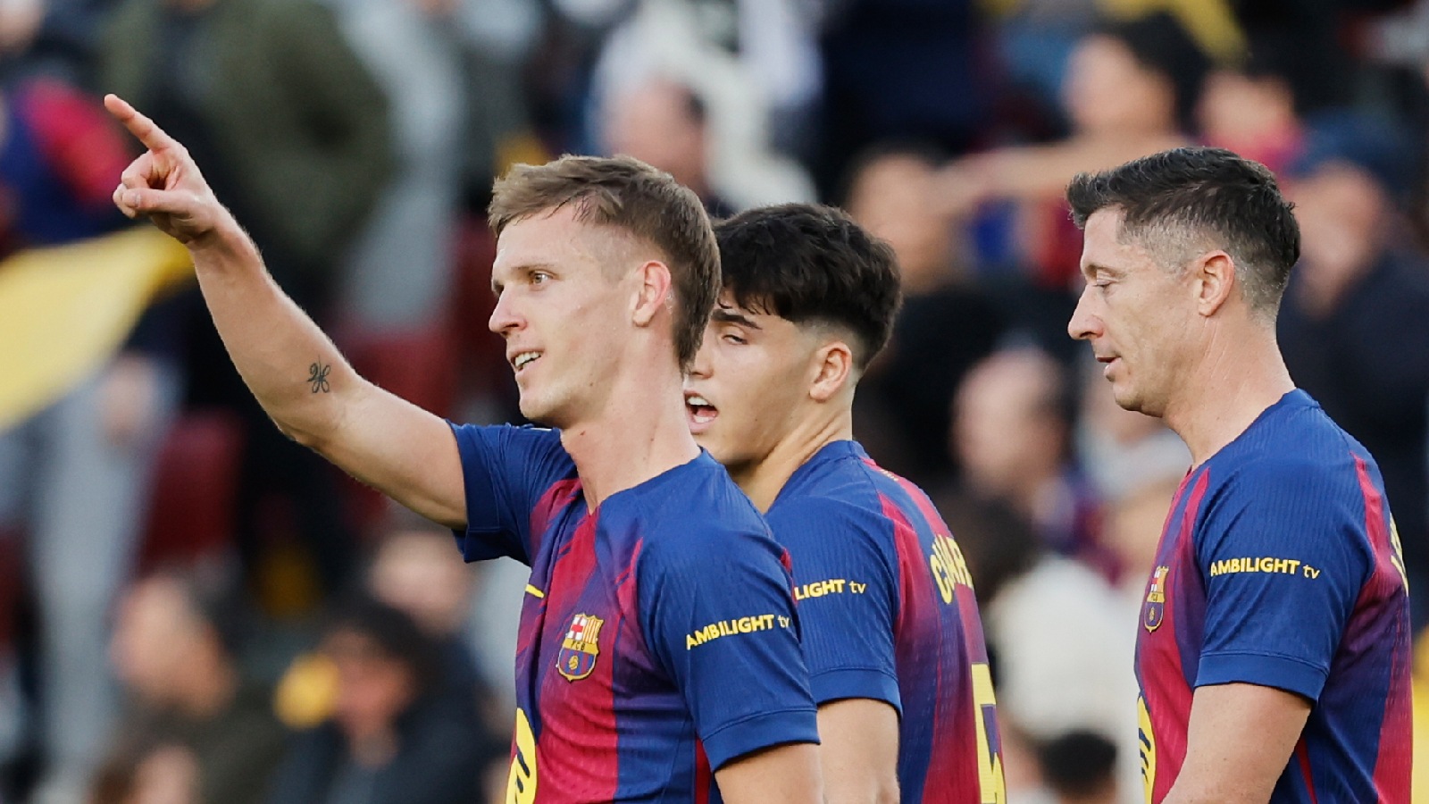 Dani Olmo scores twice as Barca fight back to beat Alaves 3-1 ...