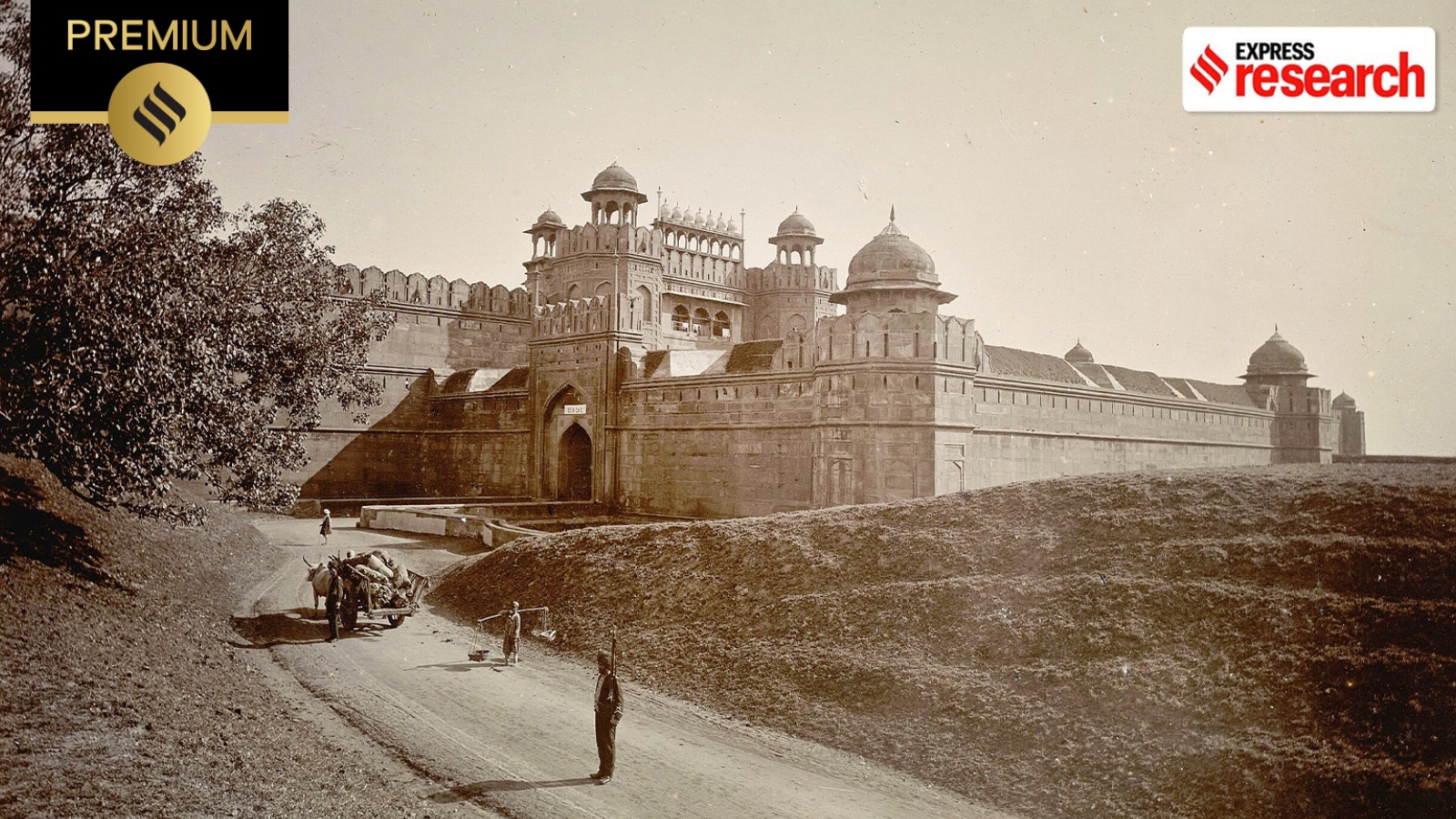 From a palace that once defined the East, scarred by the 1857 revolt ...