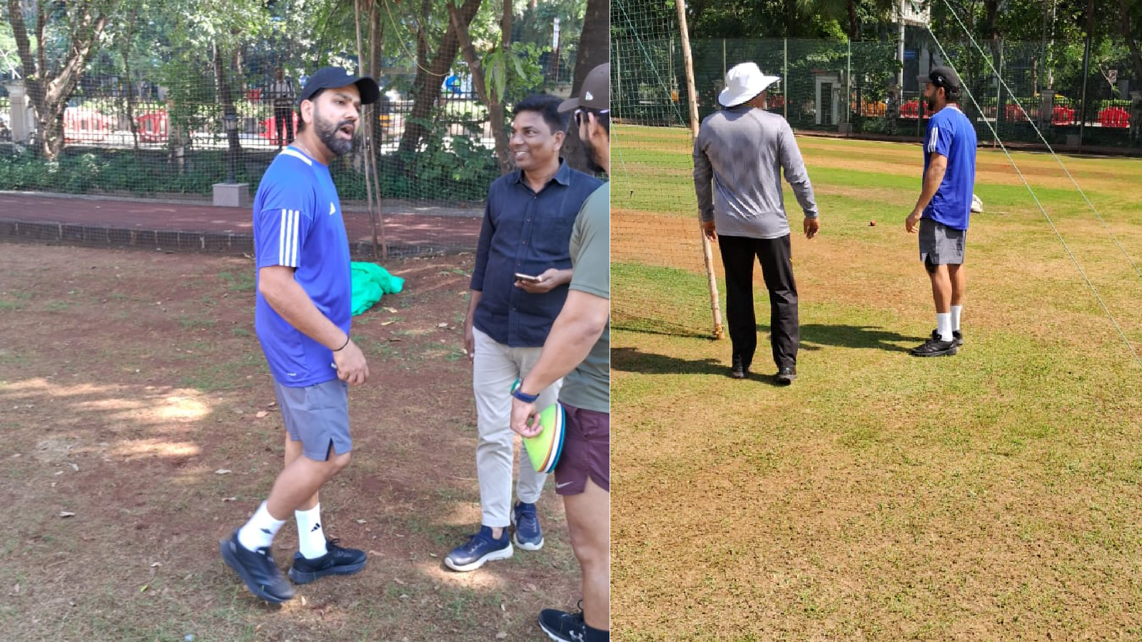 Rohit Sharma makes an appearance at the BKC nets during Mumbai vs ...