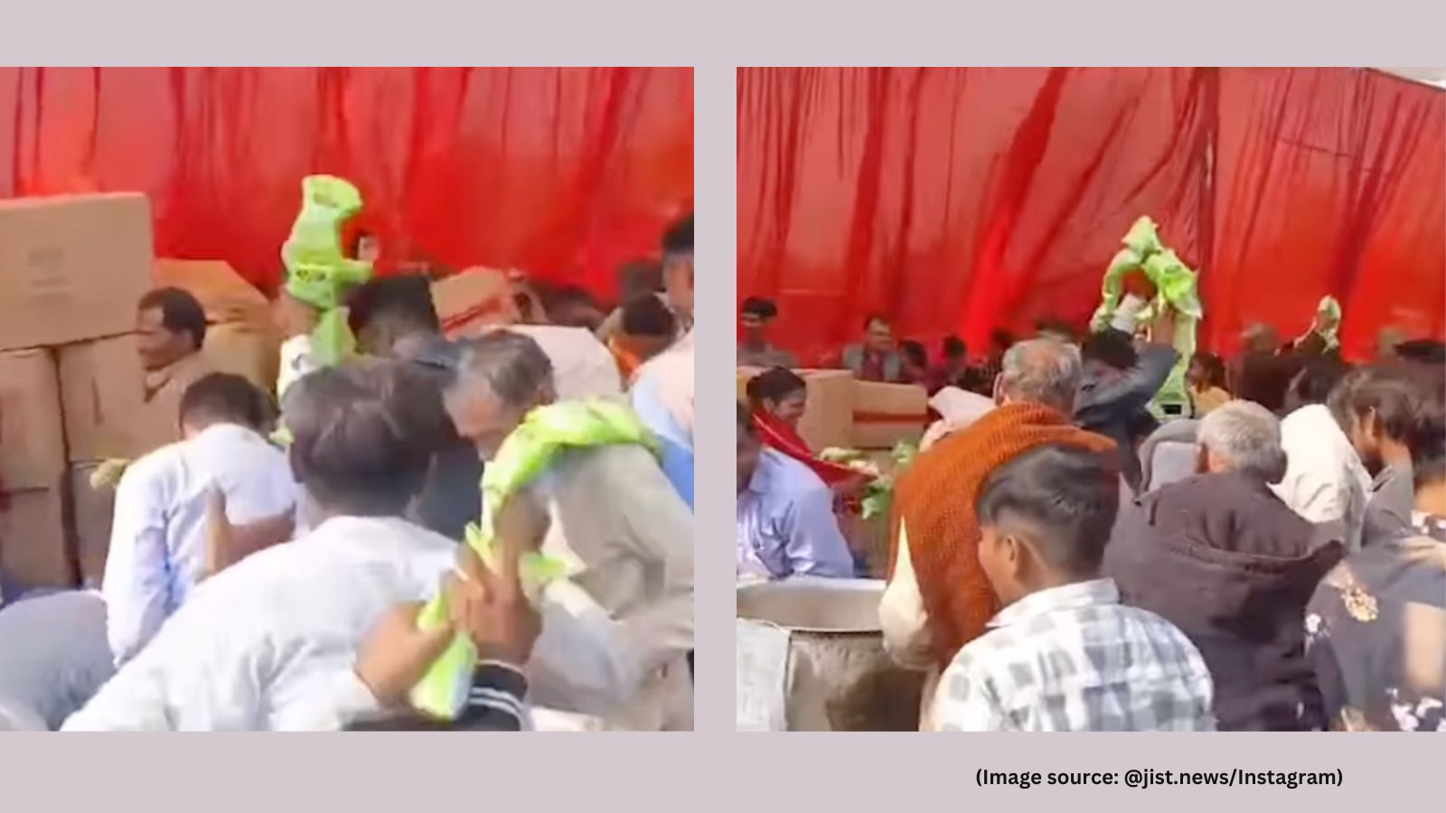 ‘This is the state of our country’: guests loot snack boxes, fight over ...