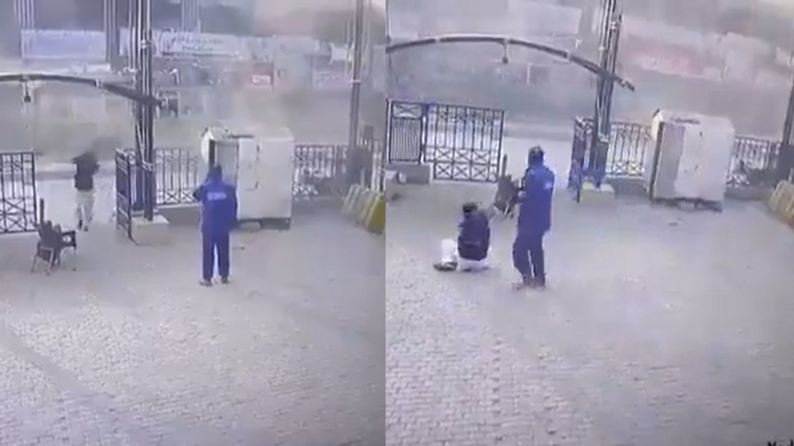 Watch: CCTV captures blast at Peshawar paramilitary headquarters as ...