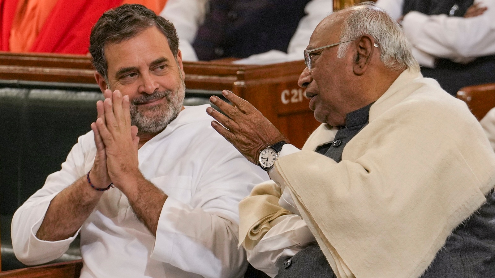 Karnataka power tussle: Kharge says issue will be resolved after ...