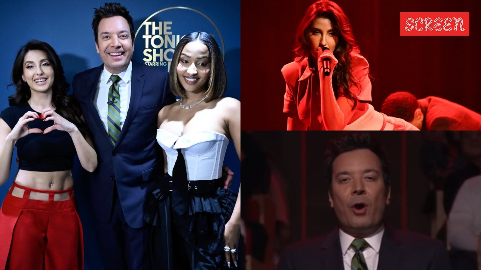 Nora Fatehi debuts on The Tonight Show Starring Jimmy Fallon, netizens ...