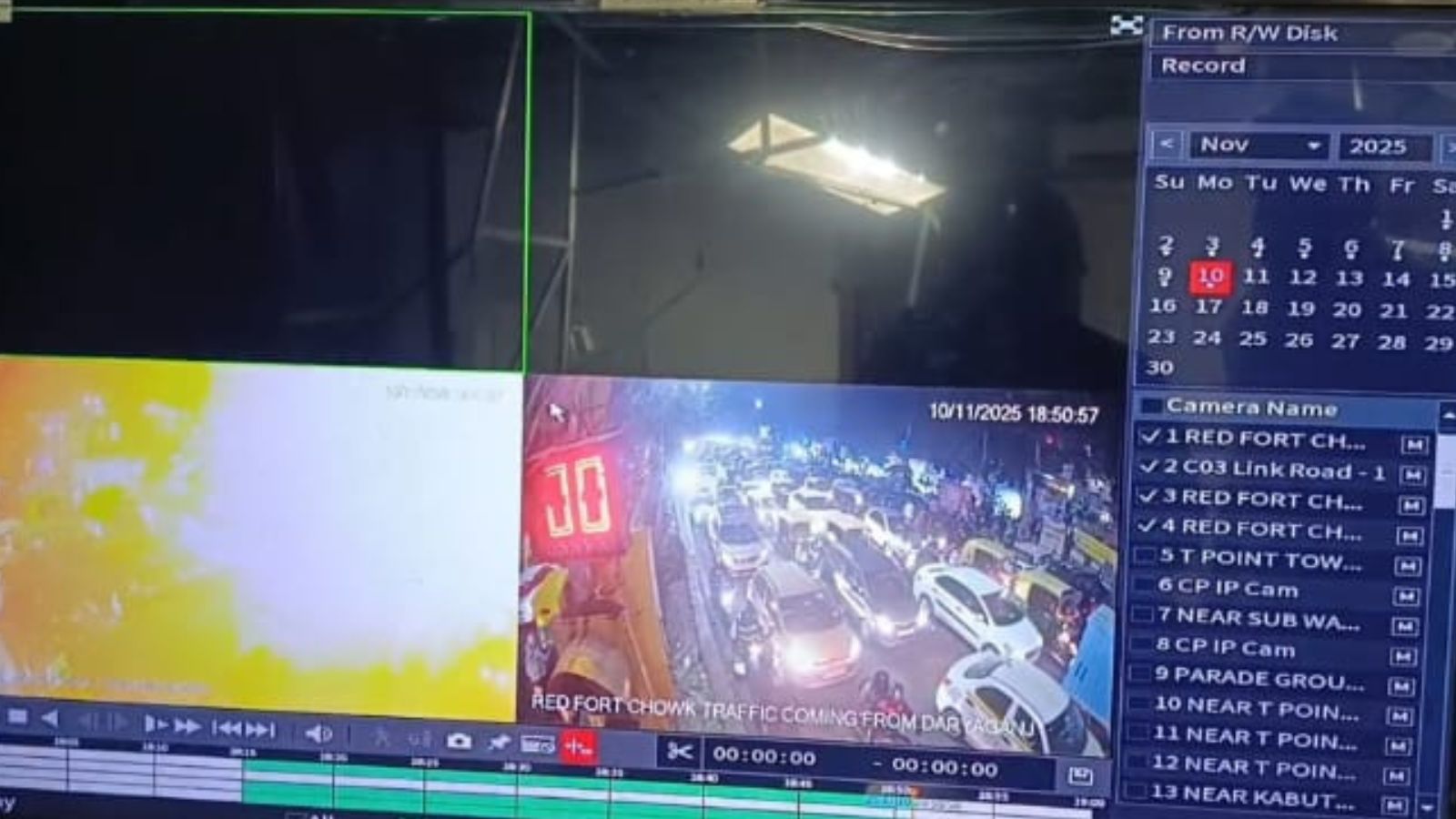 Looking for clues: CCTV footage lends eyes to probe in Red Fort blast ...
