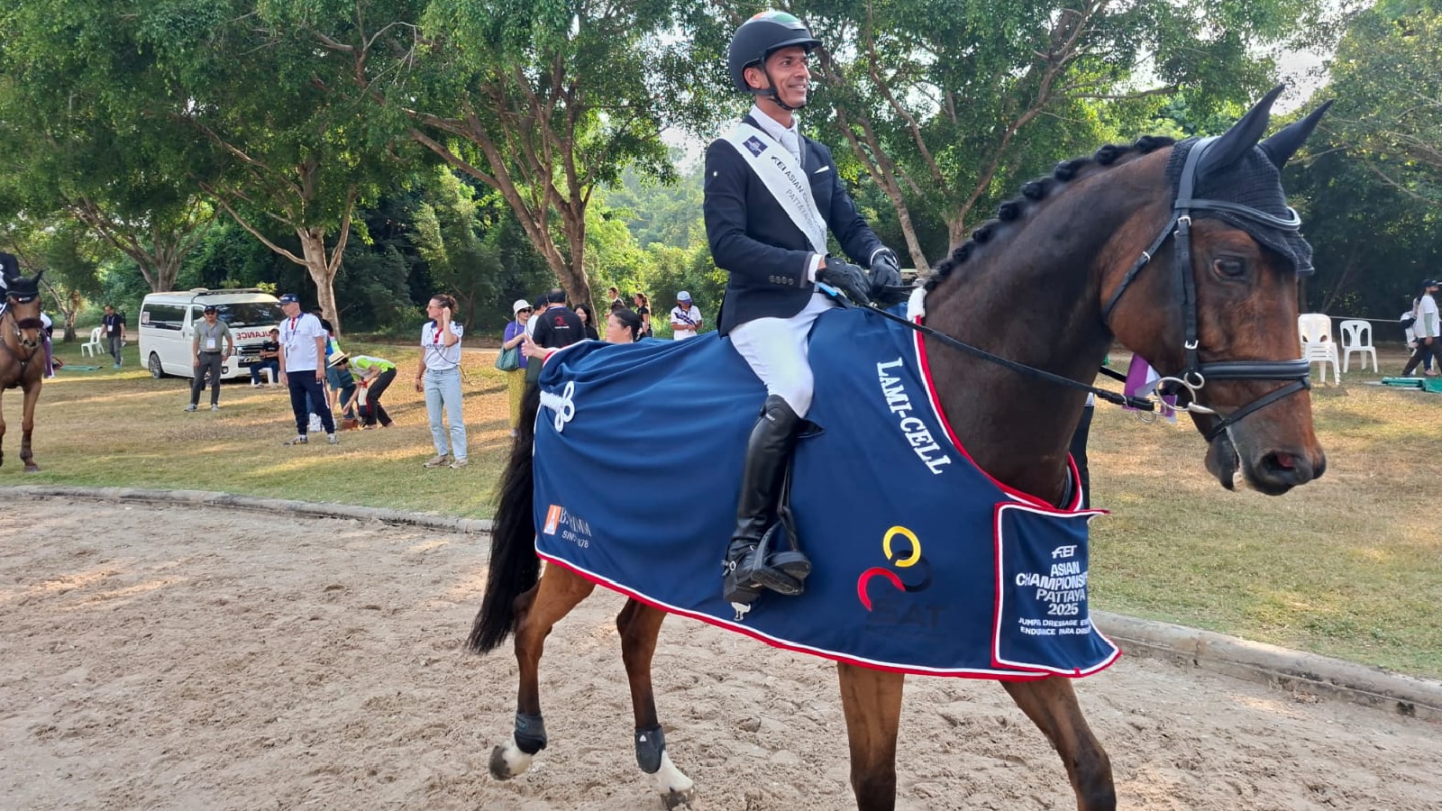 Indian equestrian riders win five medals at FEI Asian Equestrian ...