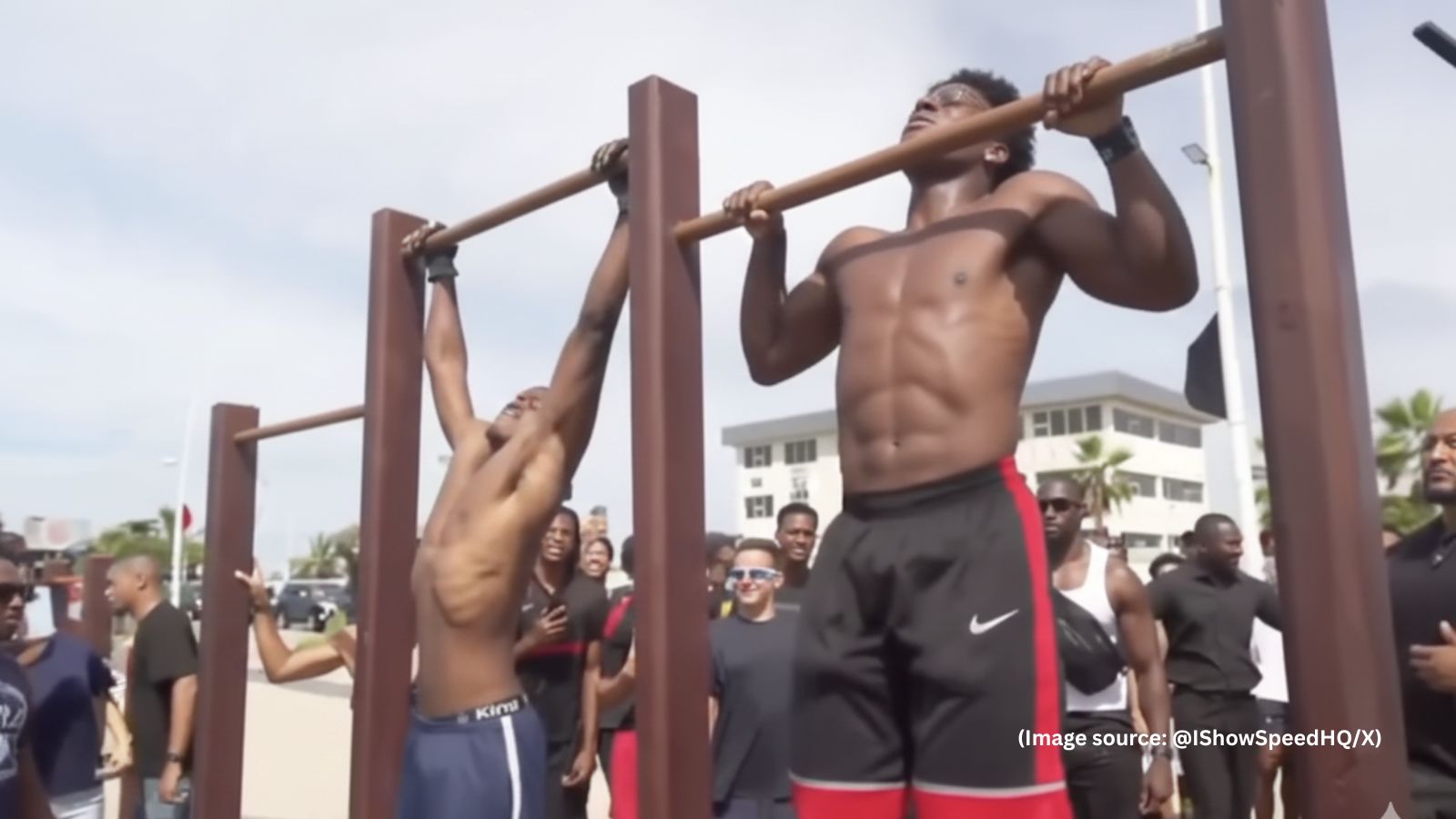 IShowSpeed kicks off Africa tour, loses to Angolan fan in pull-ups: ‘he ...