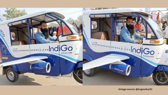 ‘IndiGo autorickshaw’ hits the road, Harsh Goenka reacts: ‘no delays ...